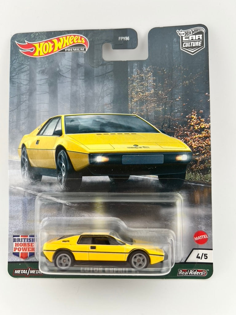 Hot Wheels Premium Lotus Esprit S1 – British Horsepower Fishwheels – Fishwheels Diecast