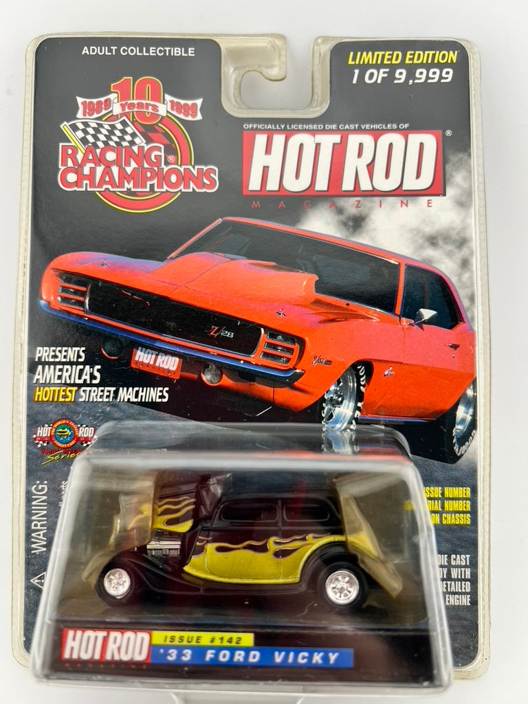 Racing Champions Hot Rod Magazine – ’33 Ford Vicky Fishwheels – Fishwheels Diecast