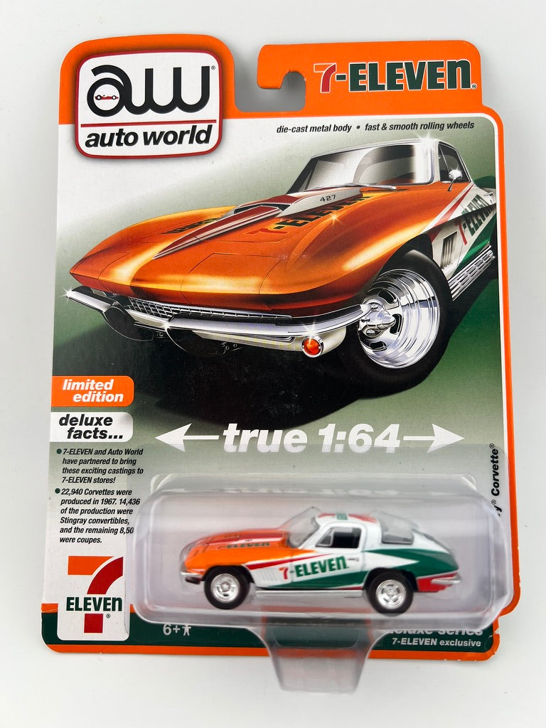 Auto World 1967 Chevy Corvette – 7-Eleven Exclusive Fishwheels ...