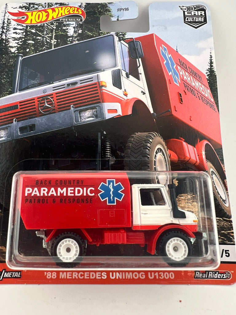 Hot Wheels ’88 Mercedes Unimog – Back Country Paramedic Fishwheels ...